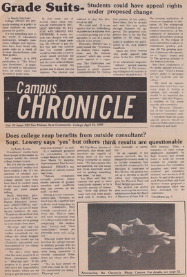 "Campus Chronicle" by Dan Haecker, Marie Sillars et al.